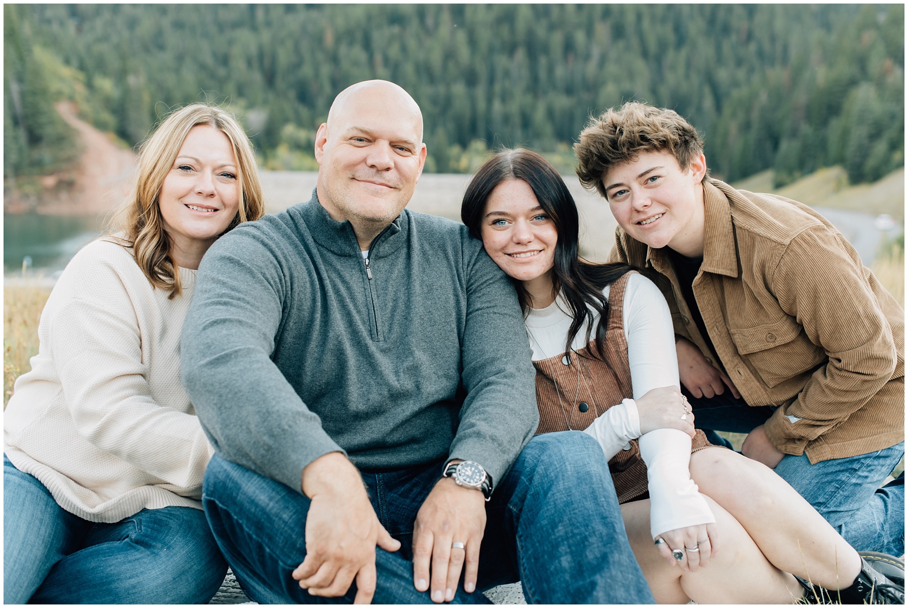 Family Portrait Poses For 4 Adults