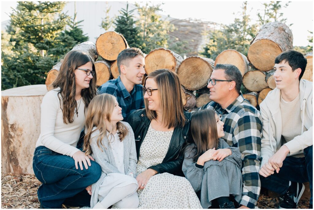Christmas Tree Lot Pictures - Curtis - Shaunie Sullivan Photography