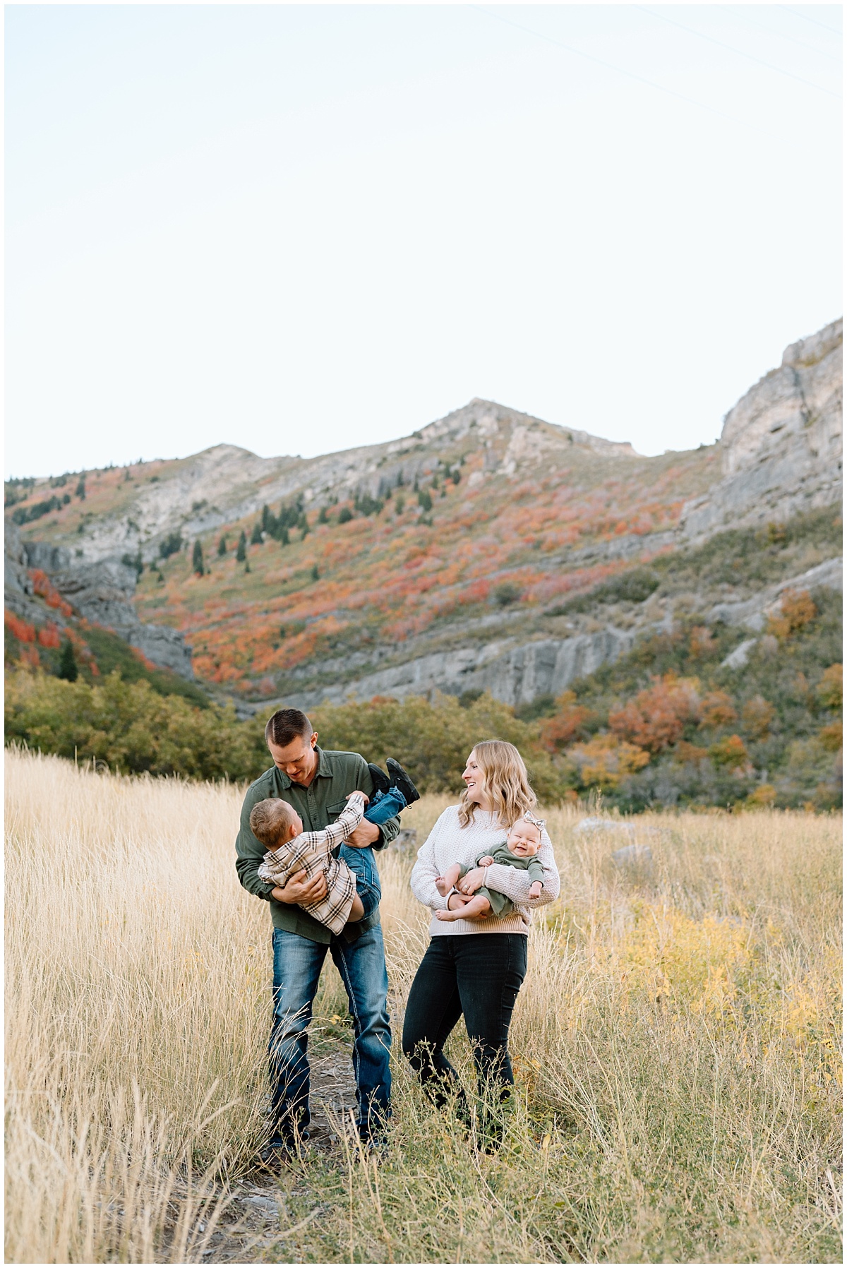 Fall Family Pictures Provo Canyon - Knight - Shaunie Sullivan Photography