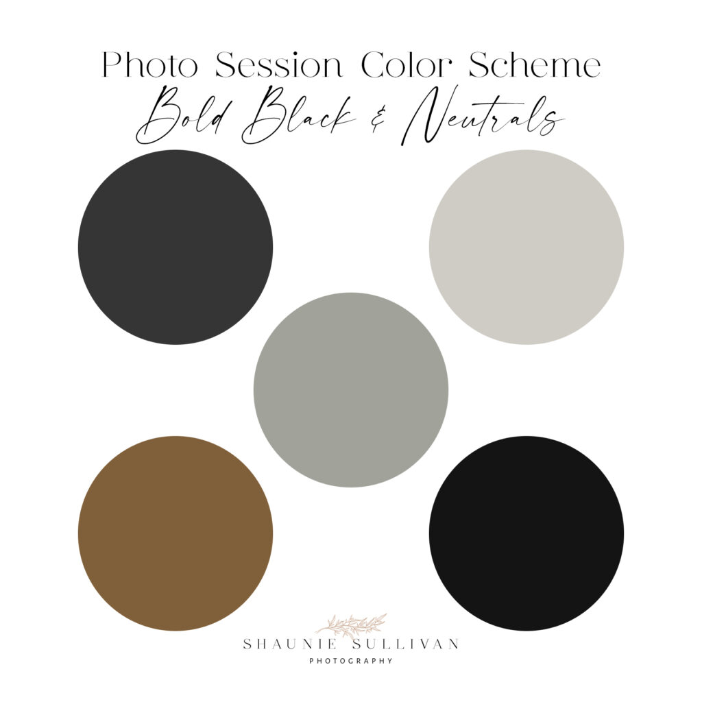 Bold Black & Neutrals Family Picture Outfits - Shaunie Sullivan Photography