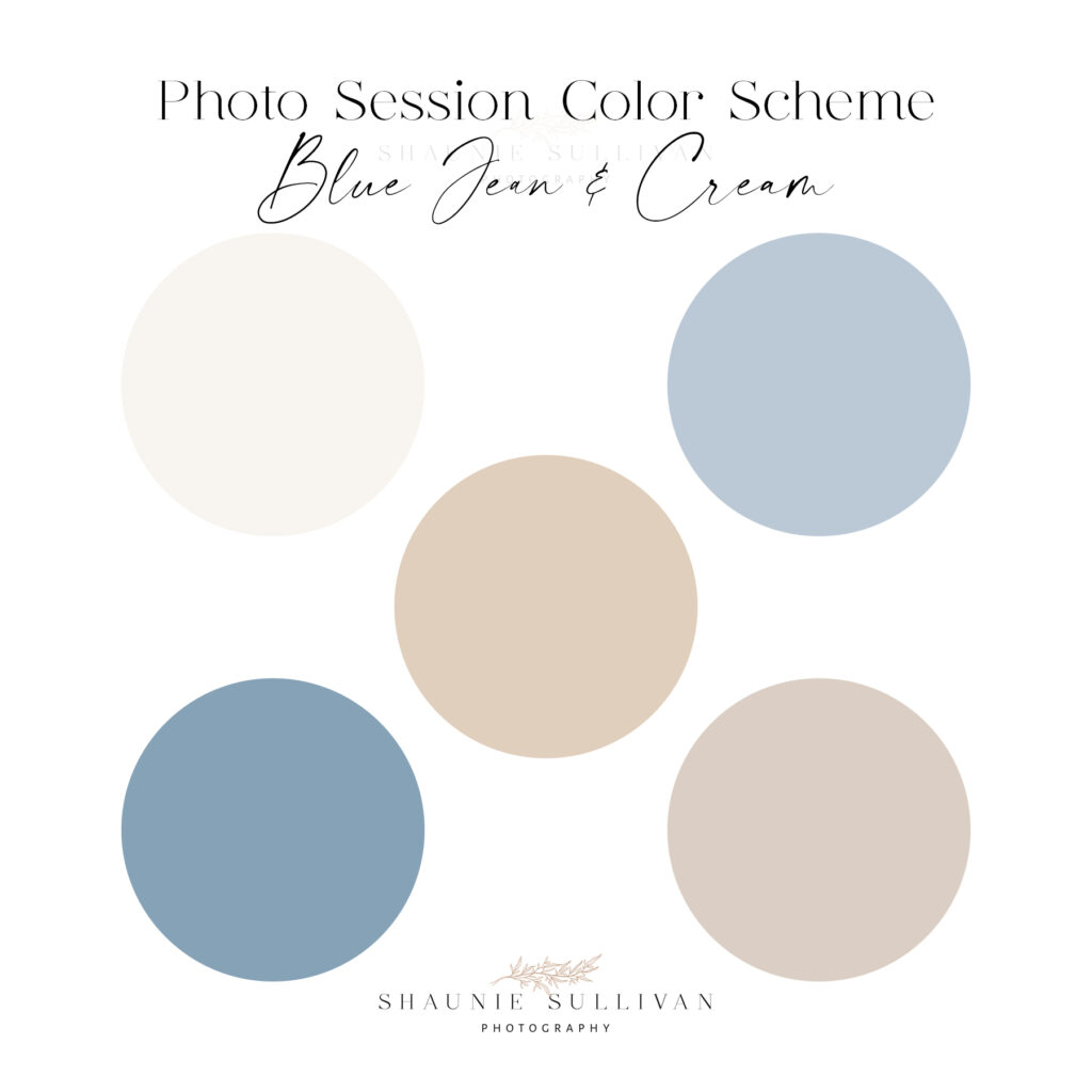 Best Colors for Family Photos - Blue Jean & Cream - Shaunie Sullivan ...